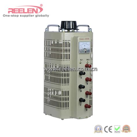 9kva Three Phase Contact Type Ac Voltage Regulator