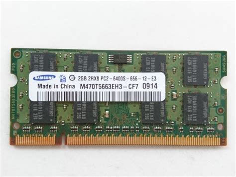 Yahooオークション 中古品 Samsung メモリ 2gb 2rx8 Pc2 6400s 666