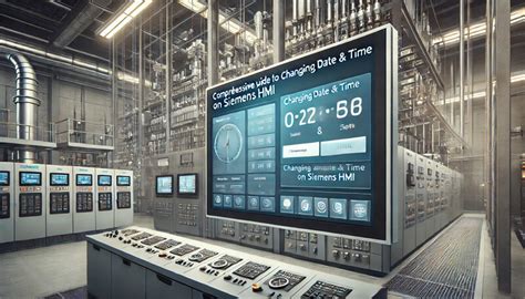 Guida Completa Alla Modifica Di Data E Ora Su Siemens Hmi Controlnexus Specialista In