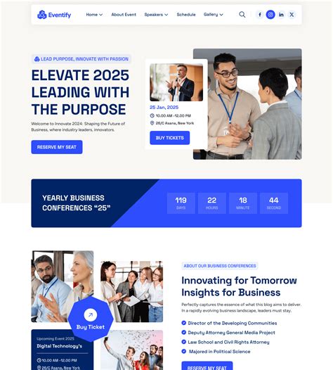 Eventify Event And Conference Nextjs Template