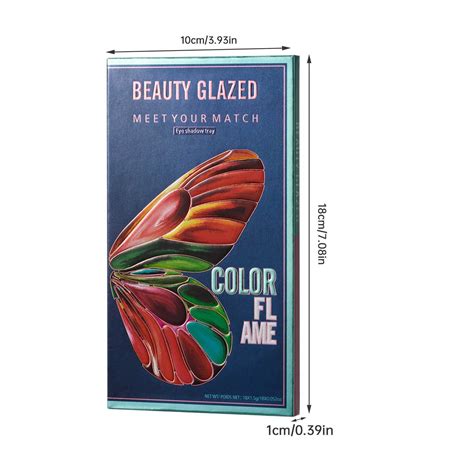 Cosmug Eyeshadow Palette Butterfly Palettes Color Mattes Glitter