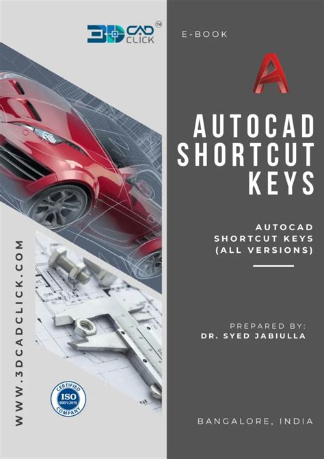 AutoCAD Shortcut Keys [E-book PDF] – 3DCAD Click