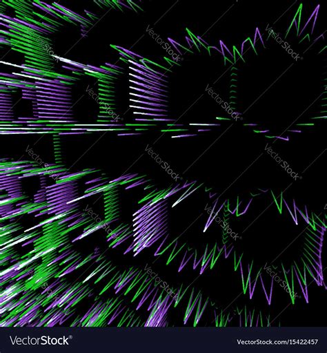 Particles Glitch Abstract Surface Background Vector Image