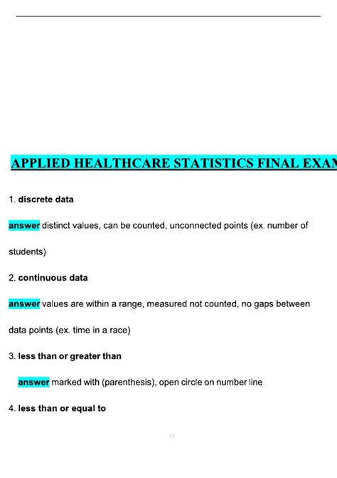 Applied Healthcare Statistics Final Exam Questions And Answers 2025 Wgu C784 Stuvia Us