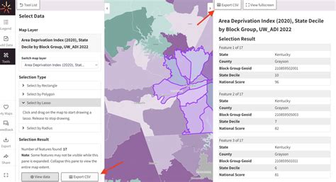 How To Use The Select Data Tool Sparkmap