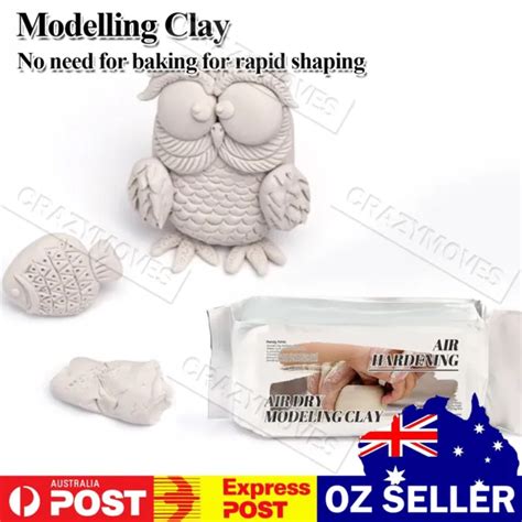 G AIR DRY Modelling Clay Non Toxic Craft Art No Kiln White Terracotta VIC PicClick AU