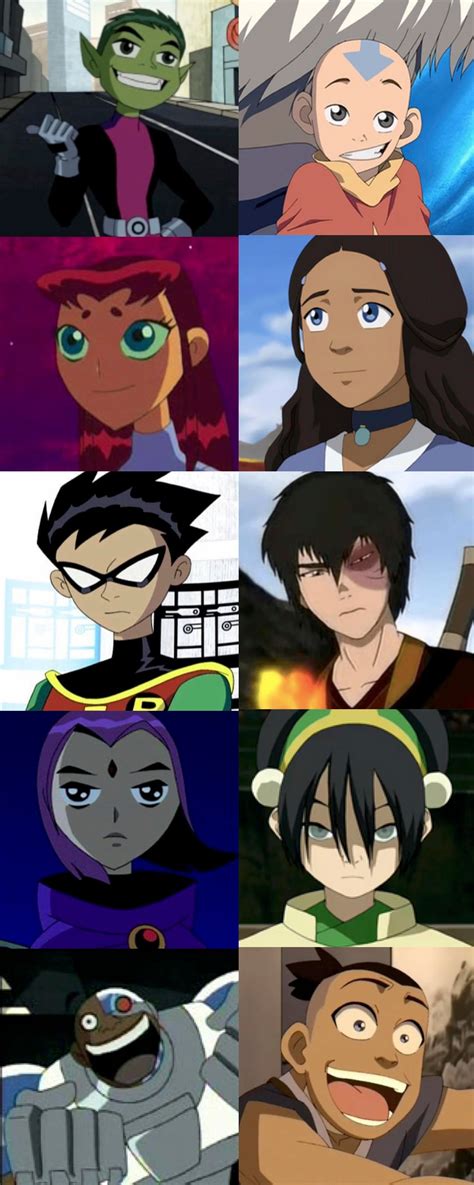 I Think This Comparison Of Teen Titans And Atla Is Spot On Dont Ya