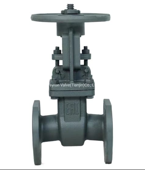 BS5163 DIN F4 F5 GOST Sewage System Rubber Resilient Metal Seated