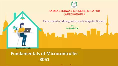 Fundamentals Of Microcontroller 8051 By Dr Jogade S M Assistant Professor Sangameshwar