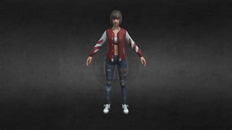 Freefire New Female 3d Model By Pace Gaming Download Free 3d Model By