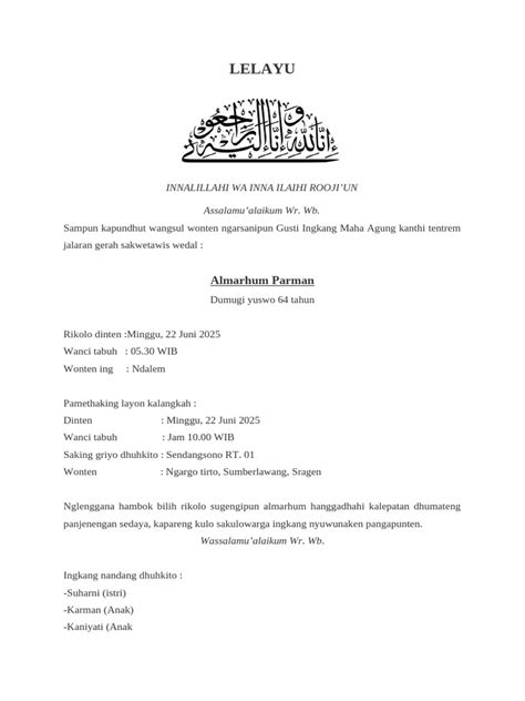 Lelayu Bp Parman Pdf