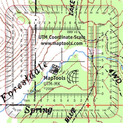 MapTools Product UTM Slots For 1 31 680 1 Inch 1 2 Mile