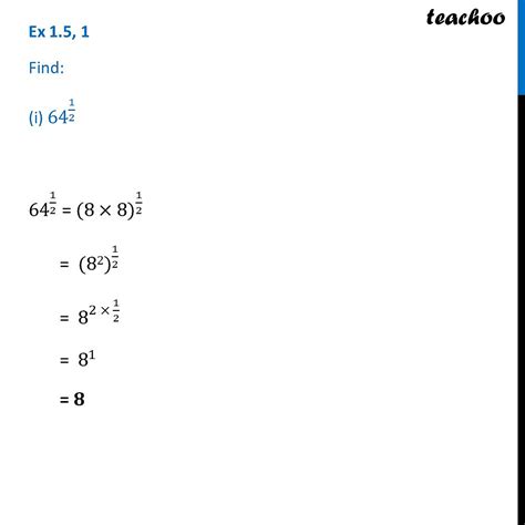 Ex 15 1 I Find 6412 Class 9 Maths Teachoo Chapter 1 Clas
