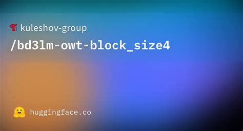 Modeling Bd Lm Py Kuleshov Group Bd Lm Owt Block Size At Main