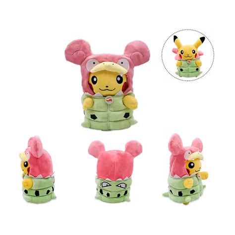 Peluche Pikachu Cosplay Mega Slowbro Pokémon Plushandbits