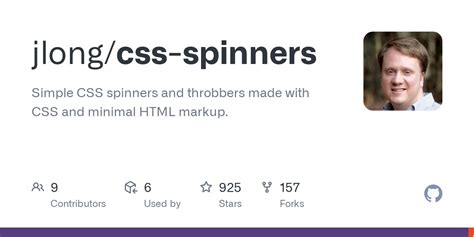Github Jlongcss Spinners Simple Css Spinners And Throbbers Made With Css And Minimal Html