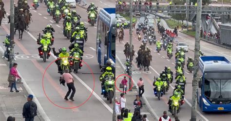 Sin Miedo A Nada” Hombre Se Enfrentó A Patrulleros De La Policía