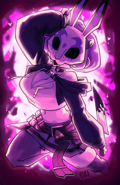 Neon Violet Neon White Drawn By Coderedchili Danbooru
