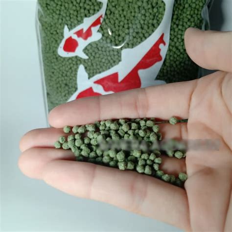 Jual Makanan Pakan Ikan Koi Koki Pellet Pelet 1 Kg Butiran SEDANG 2mm