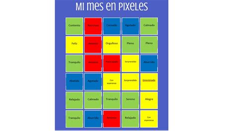 Mi Mes En Pixeles