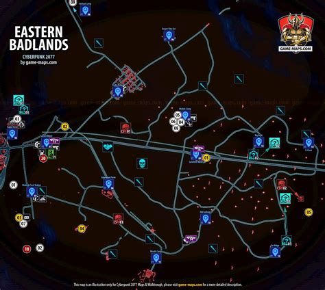 Cyberpunk 2077 World Map Cp77 Night City