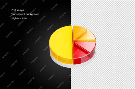 Premium Psd Pie Chart And Coins