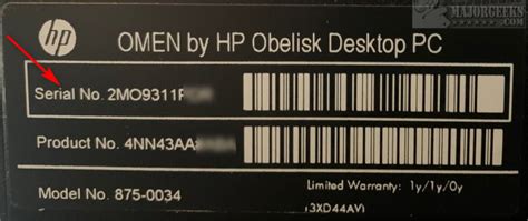 finding the serial number and model of your windows c