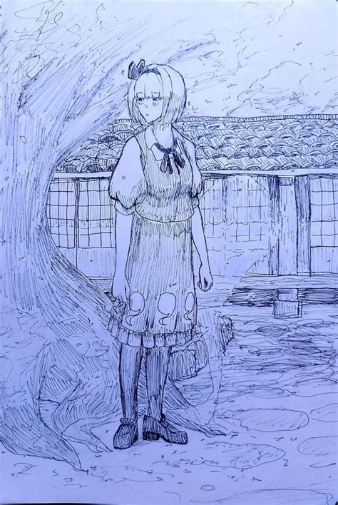 Youmu Inked Sketch Rtouhou