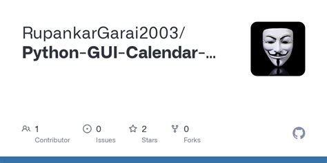 Github Rupankargarai2003 Python Gui Calendar Using Tkinter