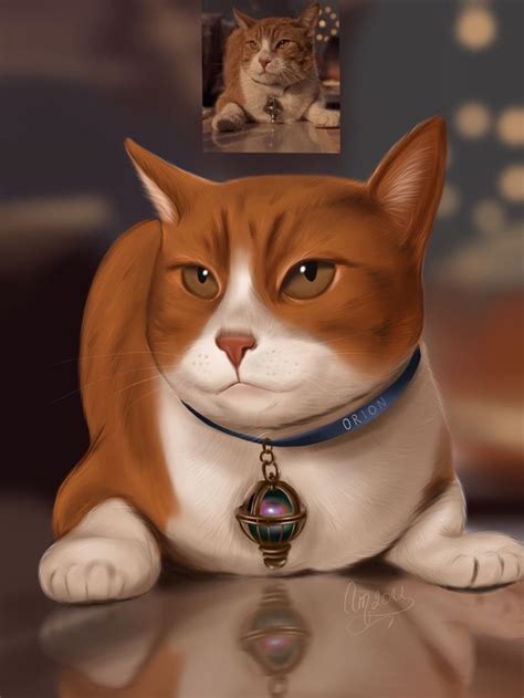Иллюстрация кот Орион из Люди в чёрном 1997 Иллюстрации кот