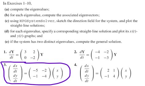 In Exercises 1 10a ﻿compute The Eigenvaluesb