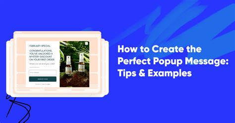 How To Create The Perfect Popup Message In 2024 Tips And Examples