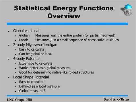 Ppt Chain Growing Using Statistical Energy Functions Powerpoint