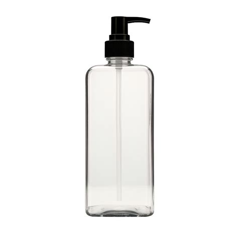 Ai Generated A Clear Plastic Bottle With A Black Pump On It 37796360 Png