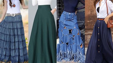 Latest Trendy Long Skirt Design Ideas 2024 Long Skirt Fashion Skirt YouTube