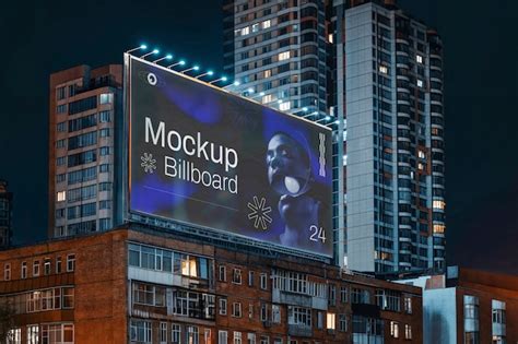 facade billboard mockup design premium ai generated psd