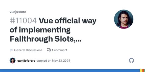 Vue Official Way Of Implementing Fallthrough Slots Extending