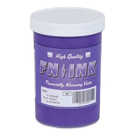 FN Ink Plastisol Screen Printing Ink Violet Pint BLICK Art Materials
