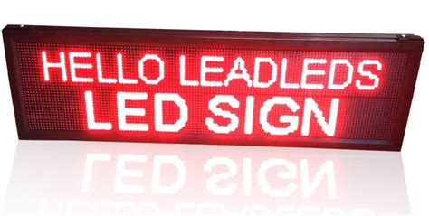 LED Moving Message Display Red X Cm Cool Mania