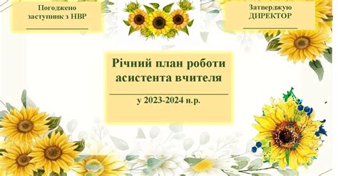 Річний план асистента вчителя Інші методичні матеріали Інклюзивна освіта