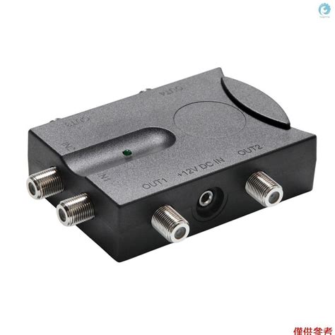 雙向電視放大器 2 輸入電視天線信號增強器帶 4 路輸出低噪聲電視信號分配器天線信號增強器帶反向路徑適合室內使用 蝦皮購物