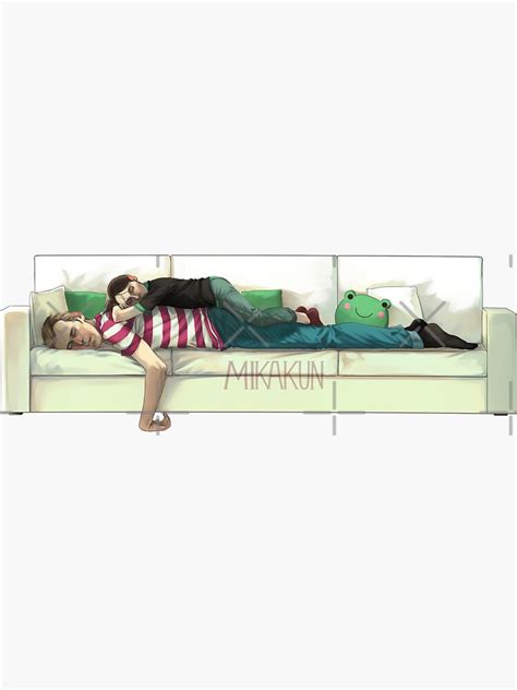 [dbh] Daniel And Emma Sticker For Sale By Mikadokun Redbubble