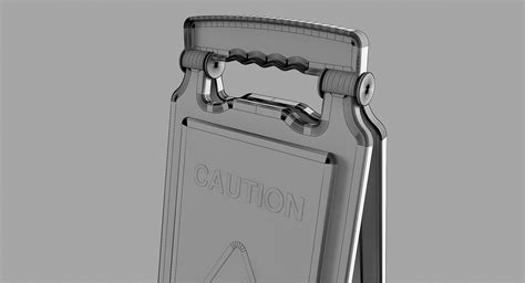 젖은 바닥 안전 표지 V2 3d 모델 24 Fbx Obj Max Free3d