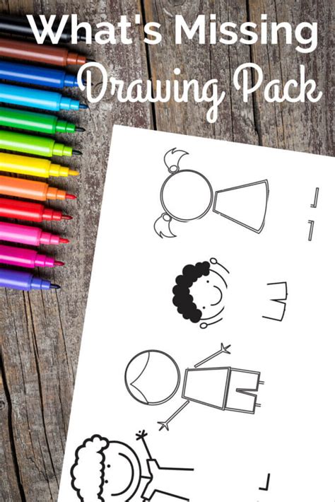 Whats Missing Drawing Pack The Inspired Treehouse