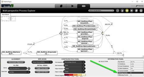 multi perspective process explorer how to find wrong events — vanilla