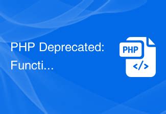 PHP Deprecated Function Ereg Replace Is Deprecated Solution PHP Tutorial Php Cn