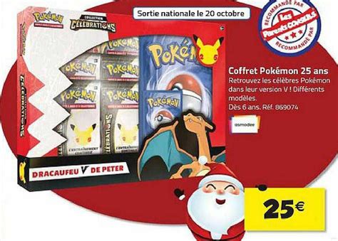 Promo Coffret Pokémon 25 Ans Chez La Grande Récré Icataloguefr