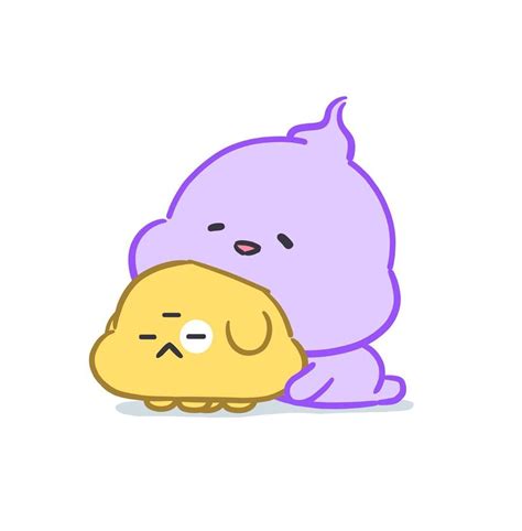 한국 전통 요괴 지박령 의 캐릭터 디자인 지박이 Korean Cute Character Design Doodle