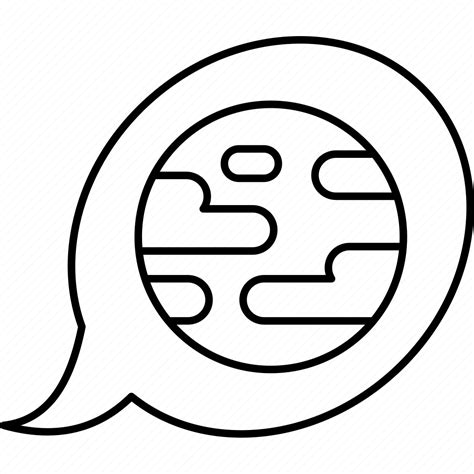 Global Language Translation Communication Linguistics Icon
