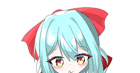 チルノ 赤リボン オムぎりのイラスト Pixiv